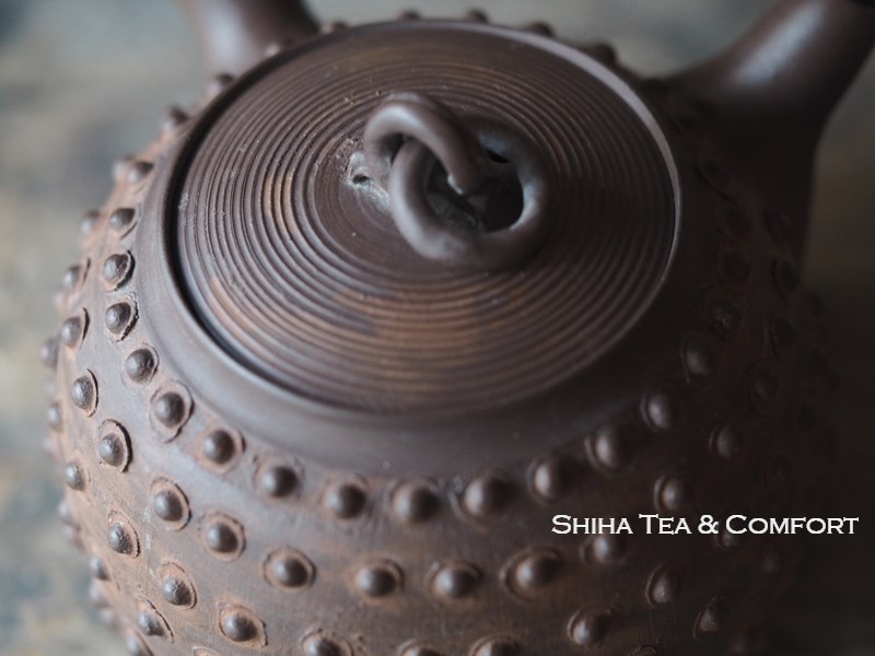 TOJU Rivet Ceramic Teapot 陶寿鋲打仿鉄茶壺 | SHIHA TEAPOT SHOP - Japanese Kyusu ...