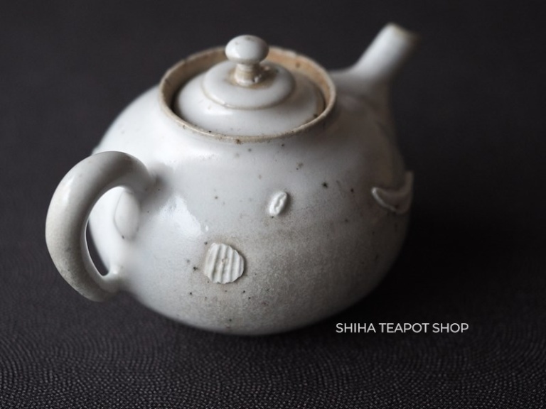 Sou Yamada Wood fired White Shell Kyusu Teapot 山田想 | SHIHA TEAPOT SHOP ...